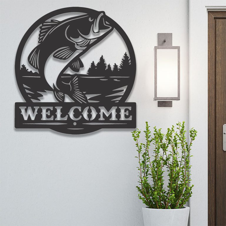 Fish Welcome Sign - Hot Cut