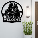 Horse Welcome Sign - Hot Cut