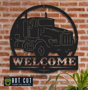 Kenworth Welcome Sign - Hot Cut