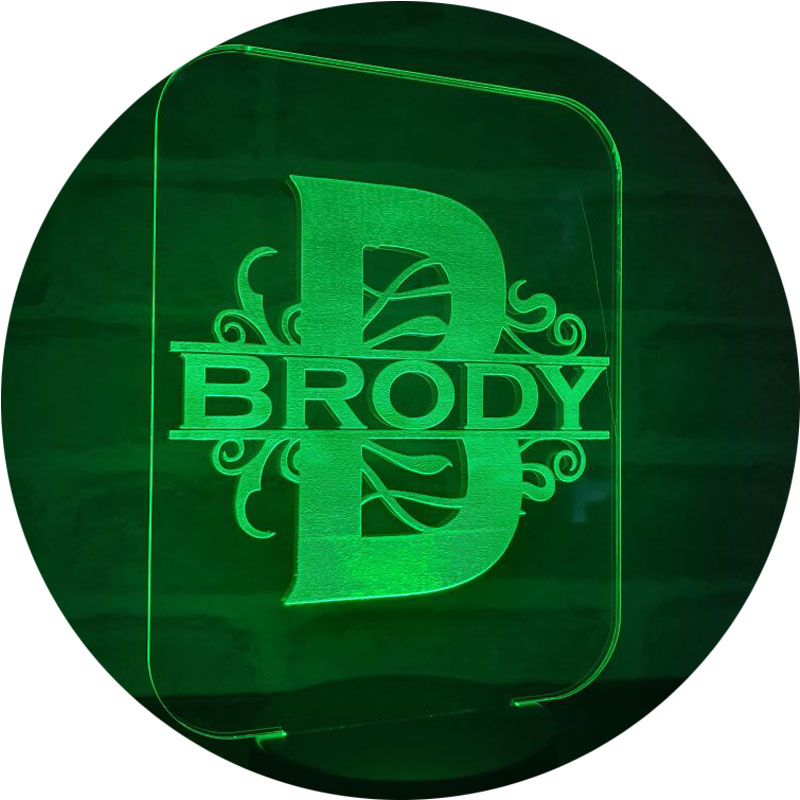 LED Personalised - Hot Cut