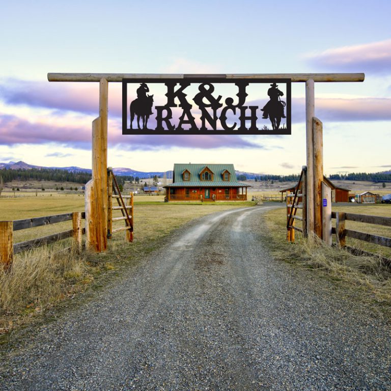 Texas Style Ranch Sign - Hot Cut