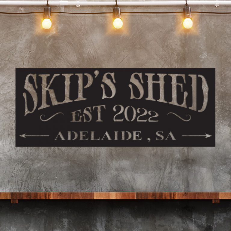 Shed Sign - Saloon Style - Hot Cut