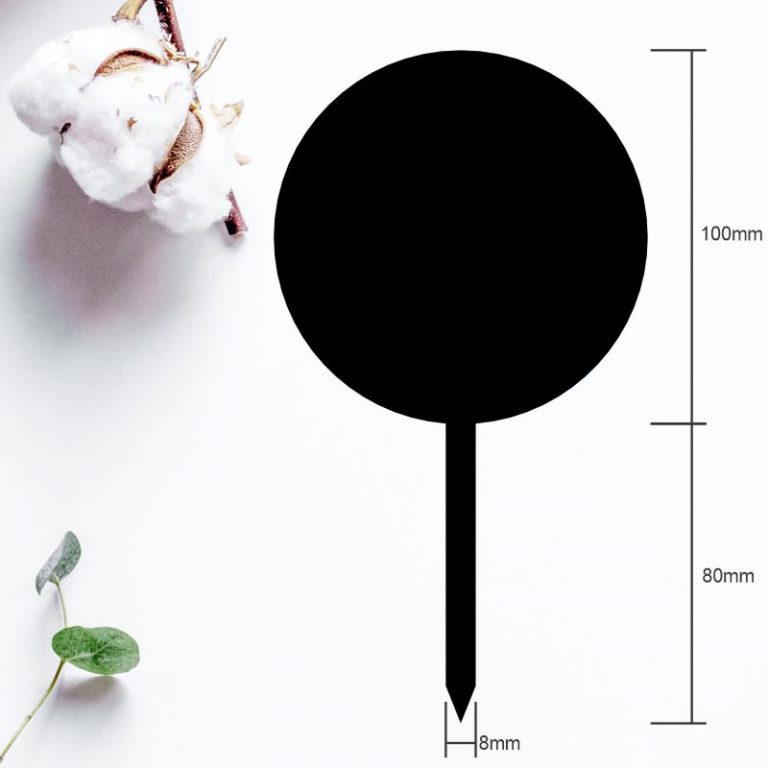 Cake Topper Blank - Circle - 100mm - Hot Cut